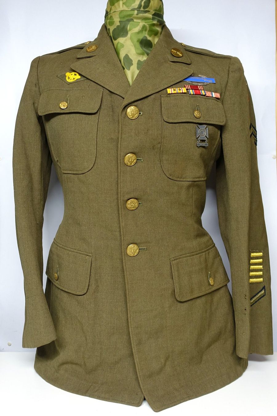 US Army Uniform Jacke 2.Weltkrieg 32nd Infantry Div. (Gebraucht) in ...