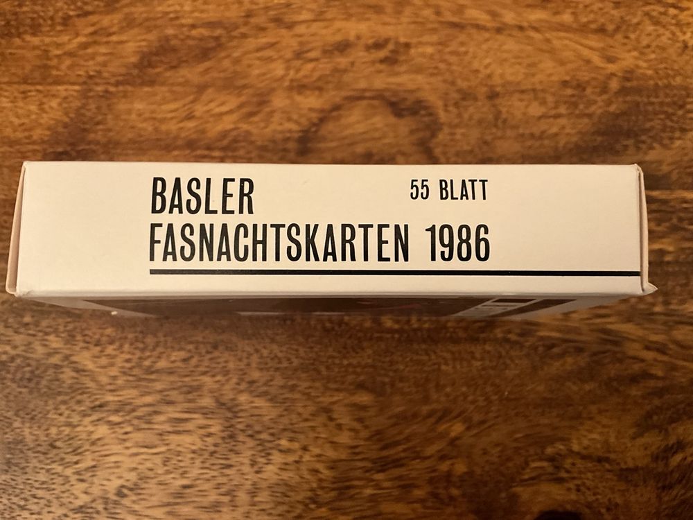 Basler Fasnachtskarten Kartenspiel 1986 AG MÜLLER Neu (Neu (gemäss ...