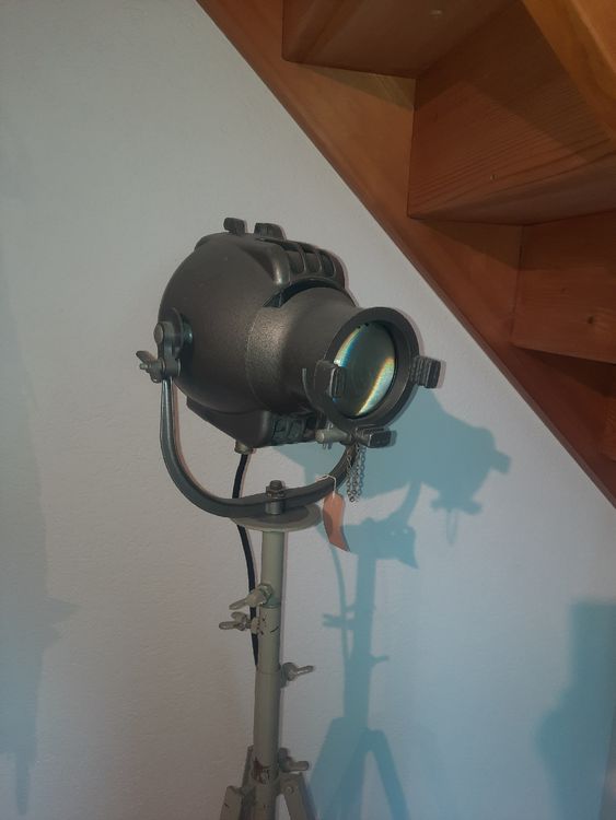 Vintage Scheinwerfer W.Zimmermann auf Stativ, Rarität! (Gebraucht) in Winterthur für CHF 200 ...