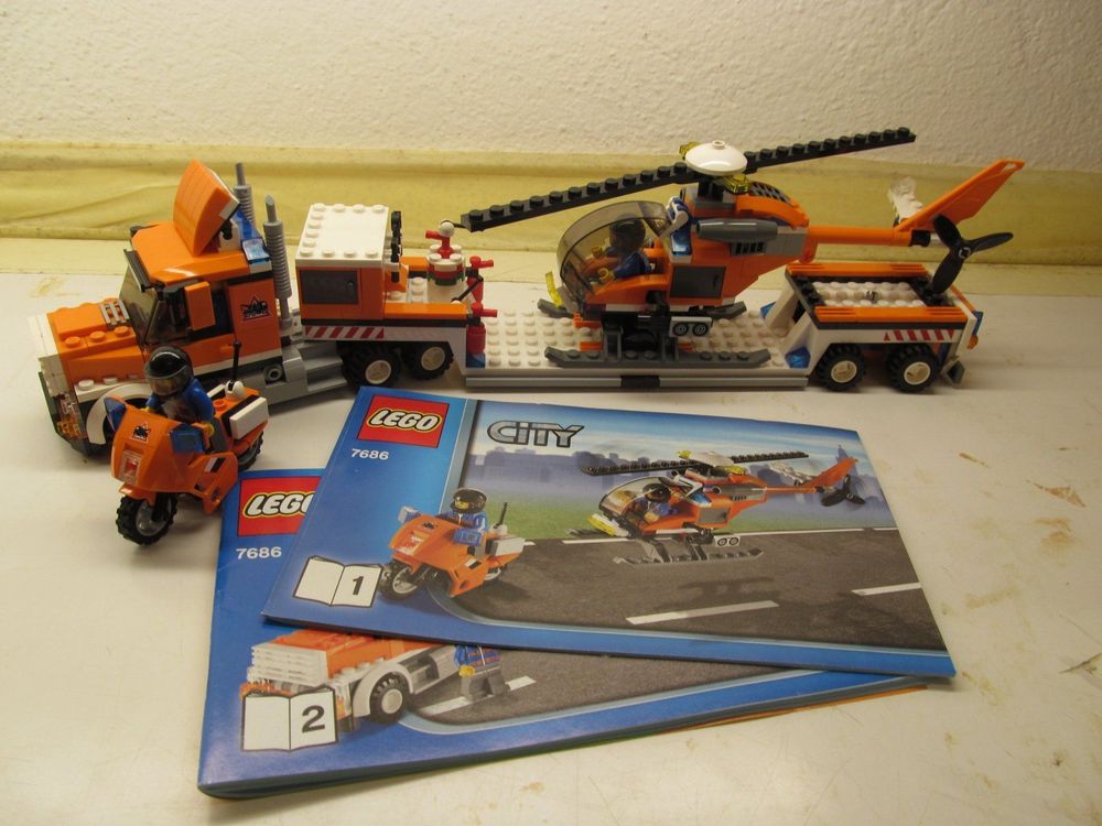 LEGO CITY 7686 HELIKOPTER-TRANSPORT | Kaufen auf Ricardo
