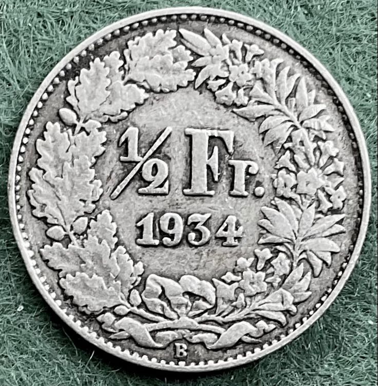 Pièce de 50 ct Suisse 1934 | Kaufen auf Ricardo