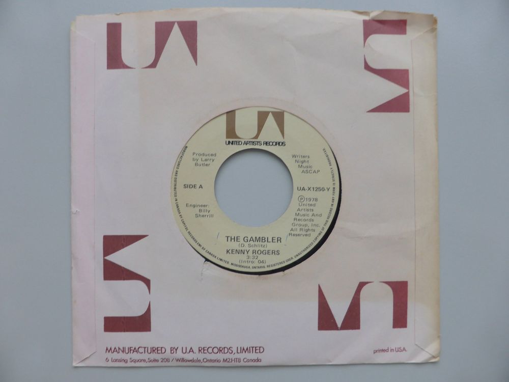 VINYL SINGLE KENNY ROGERS | Kaufen auf Ricardo