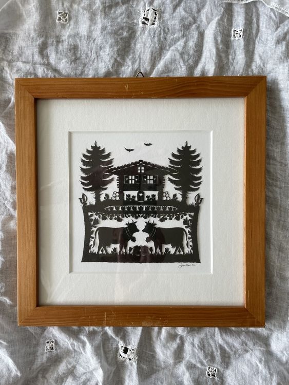 Scherenschnitt von Anita Buri (Neu (gemäss Beschreibung)) in Konolfingen für CHF 78 – mit ...