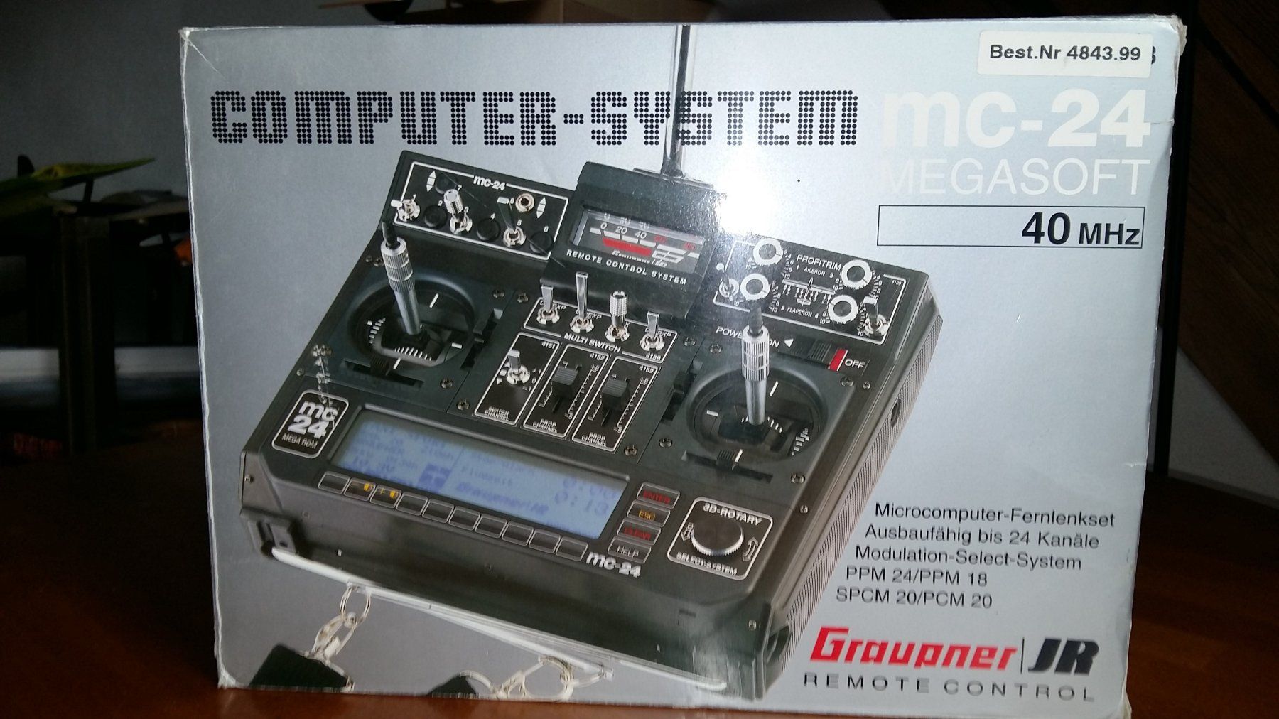 Graupner mc-24 Megasoft Fernsteuerung 35/40 MHz,Top Zustand (Neu und ...