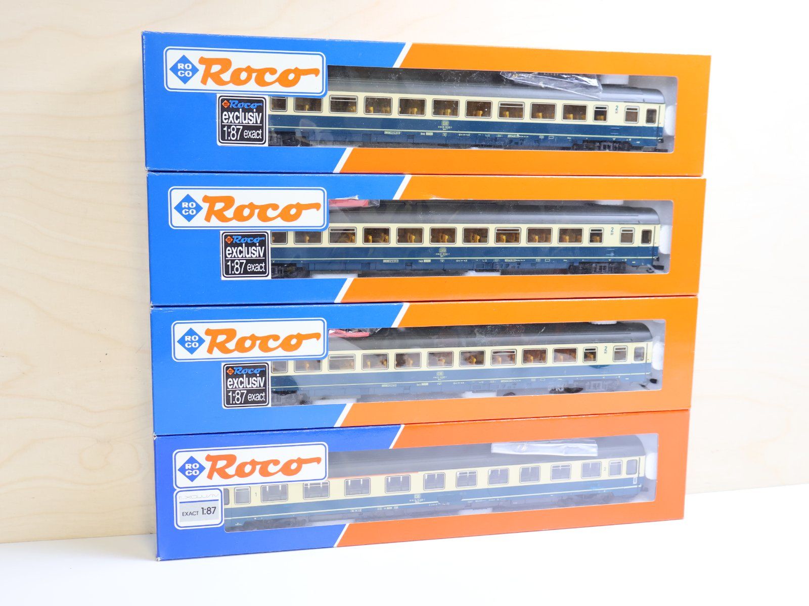 ROCO 4 x Personenwagen H0 46551/46541 - Top Modelle (Gebraucht) in ...