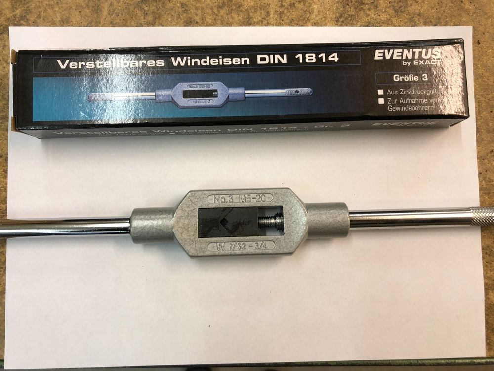Windeisen verstellbar M5-M20 (Neu und originalverpackt) in Wagen für ...
