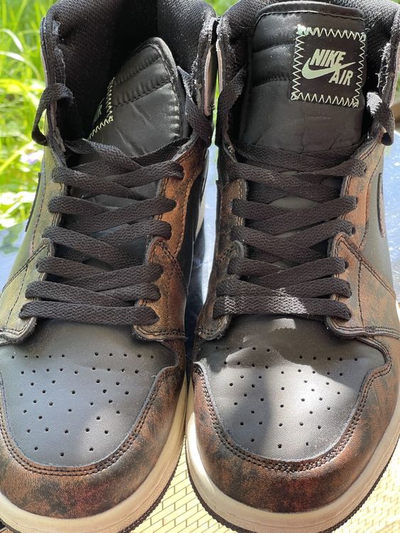 Nike Jordan 1 Retro High Light Army Rust Shadow Patina US 12 | Kaufen ...
