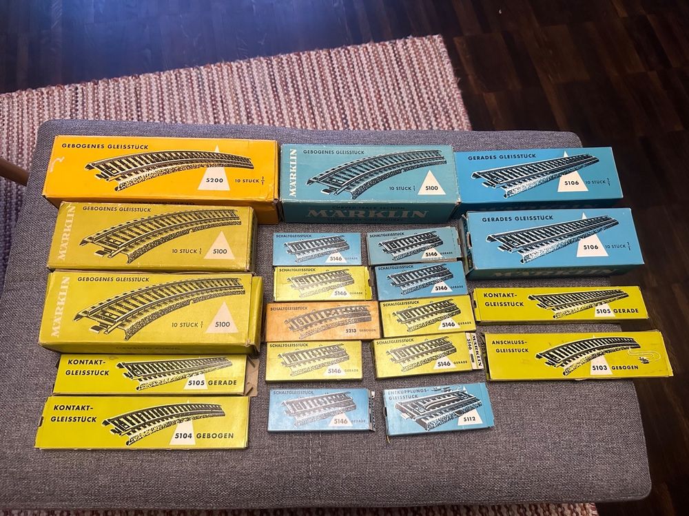 Märklin Schienen 5200, 5100, 5105 5104 5146 5106 5103 5213 (Gebraucht ...