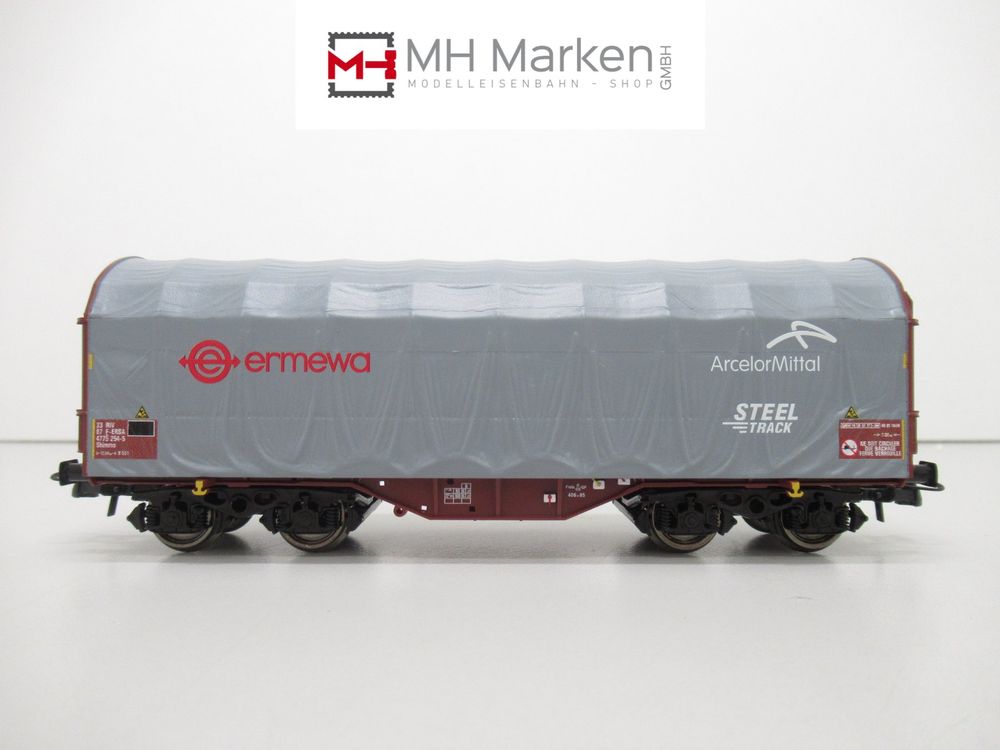 Roco 76447 Schiebeplanenwagen "ermewa" französisch DC GS H0 (Gebraucht ...