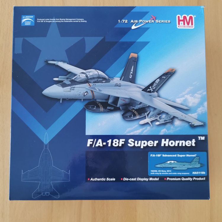 Hobby Master, 1/72 F/A-18F Advanced Super Hornet HA5118b (Neu (gemäss ...