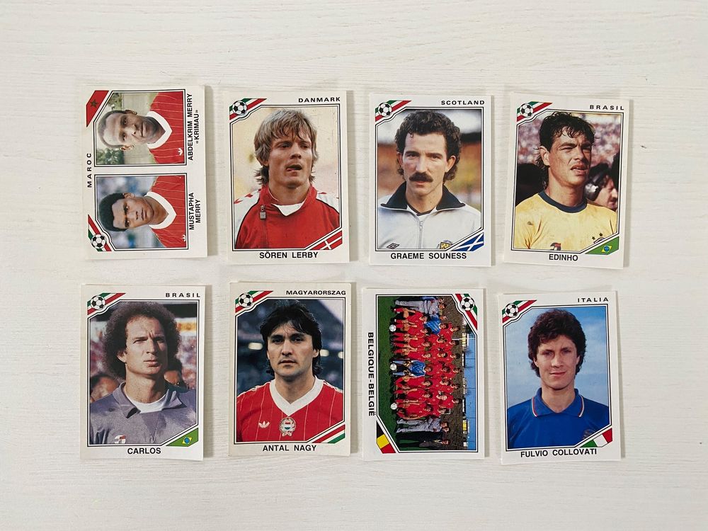 8 x Panini Sticker der WM FIFA Mexico 1986 (Gebraucht) in Kloten für ...