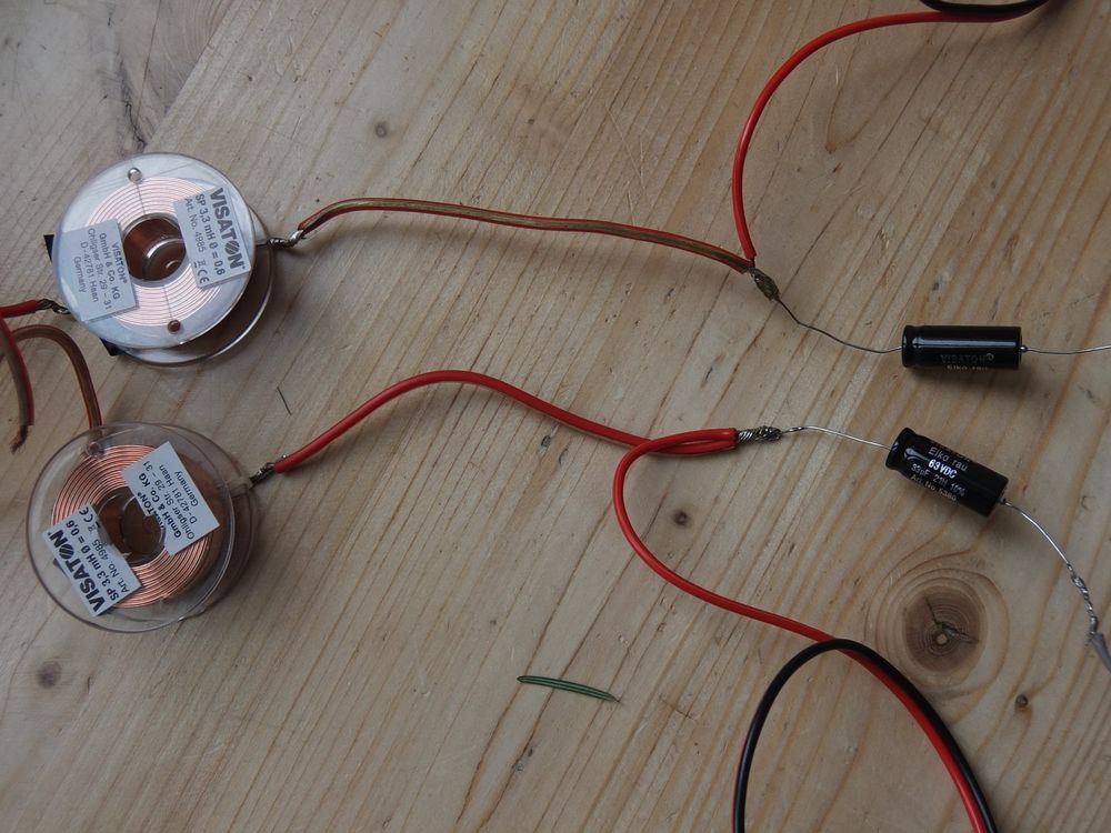 Lautsprecherbau Visaton Luftspule 3.3 mH & Kondensor 33 uF | Kaufen auf Ricardo