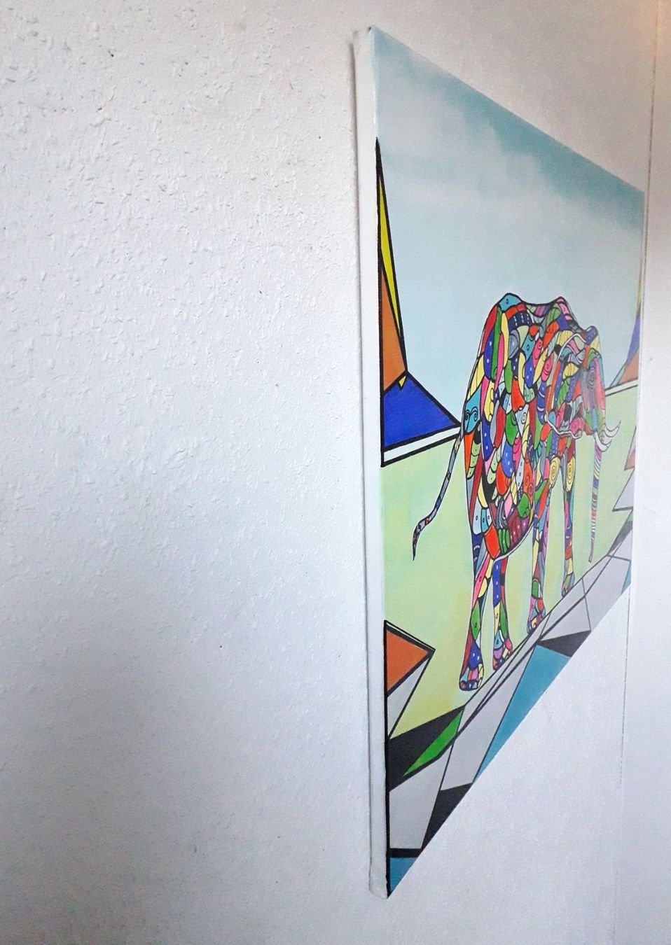 Gemälde Elefant PopArt Künstler: Manuela Reitz (Neu und originalverpackt) in Balve für CHF 270 ...