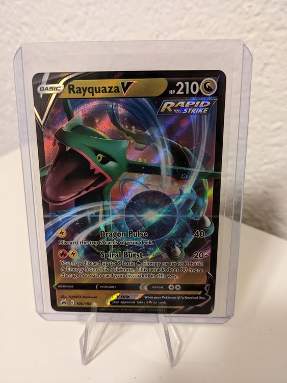Pokemon Crown Zenith - Rayquaza V ( EN ) | Kaufen auf Ricardo