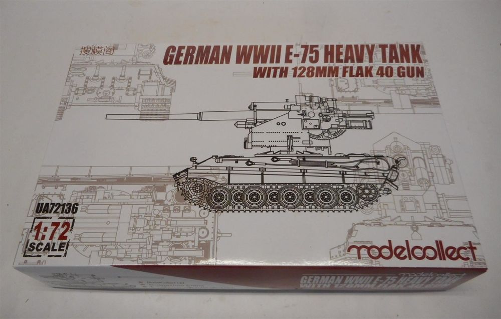 German WWII E-75 Heavy Tank w/128mm Flak | Kaufen auf Ricardo