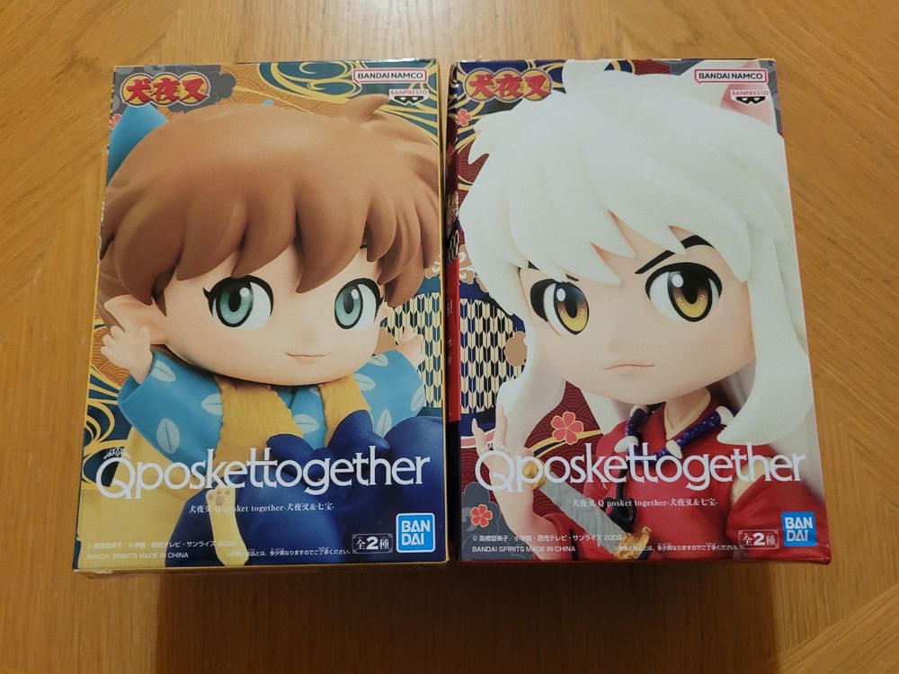Inuyasha Q Posket Together Figuren Set, Originalverpackt (Neu (gemäss ...