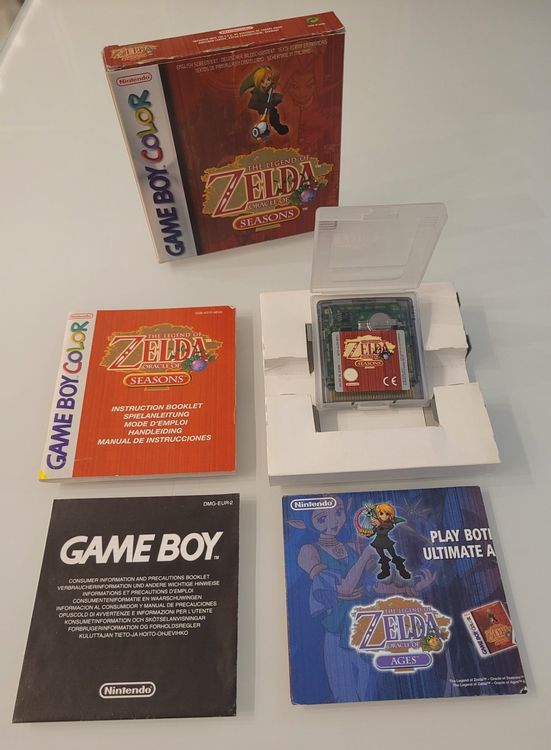 The Legend of Zelda Oracle of Seasons GAME BOY Color (Gebraucht) in ...