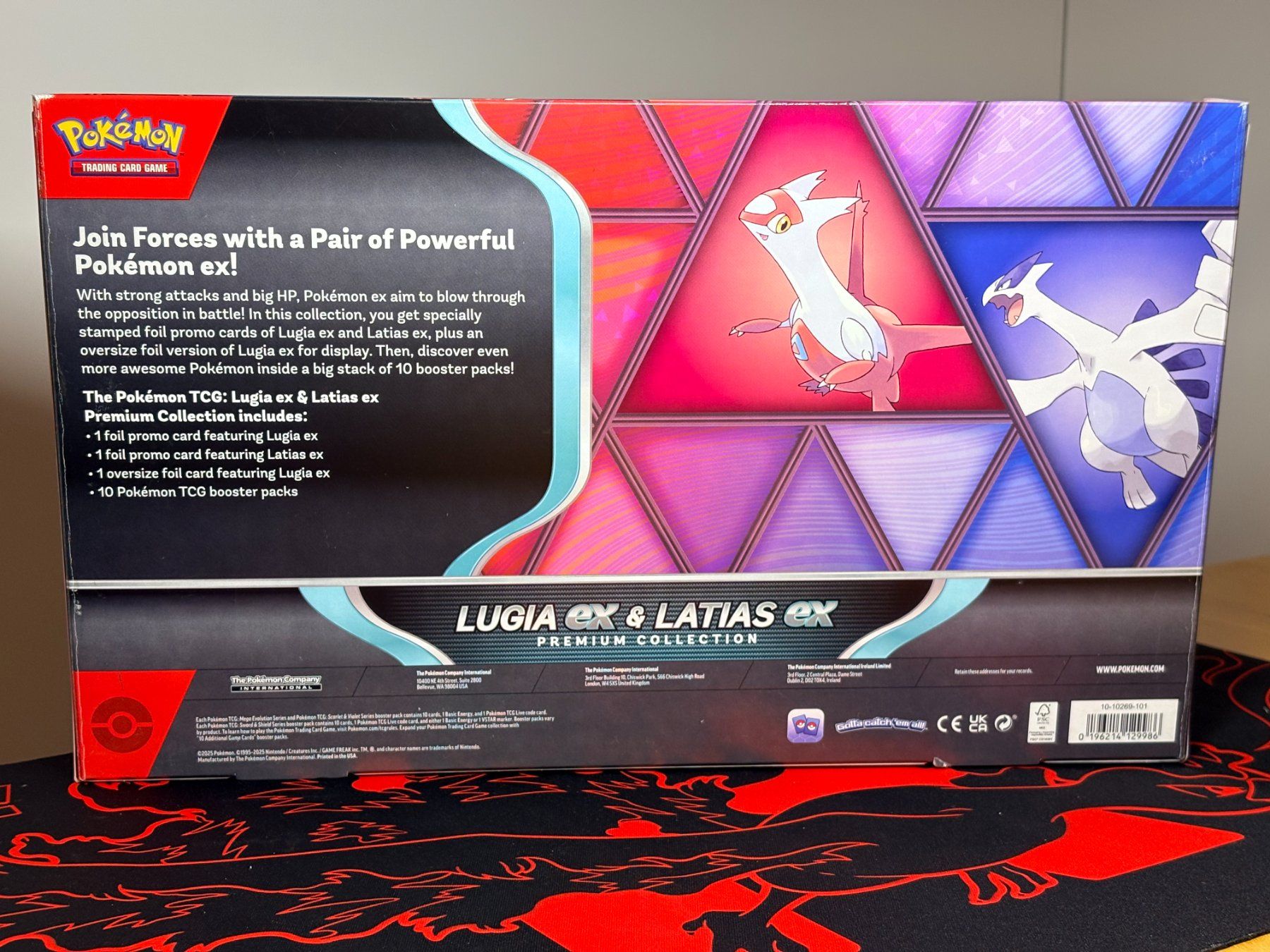 EXCLUSIVE!! Pokémon Lugia ex & Latias ex Premium Collection (Neu und ...