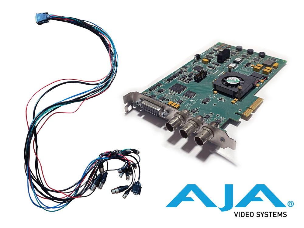 AJA Kona-LHi-R0 Video and Audio I/O inkl. Breakout Kabel (Gebraucht) in ...