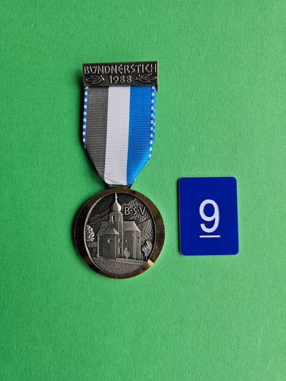 BÜNDNERSTICH B-S-V SCHIESSEN KRANZABZEICHEN MEDAILLE MÜNZEN (Gebraucht) in Ermatingen für CHF 2 ...