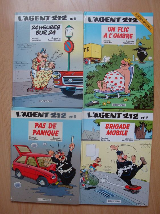 10 Albums BD L'agent 212 (D'occasion) à Aumont pour CHF 66 – avec ...