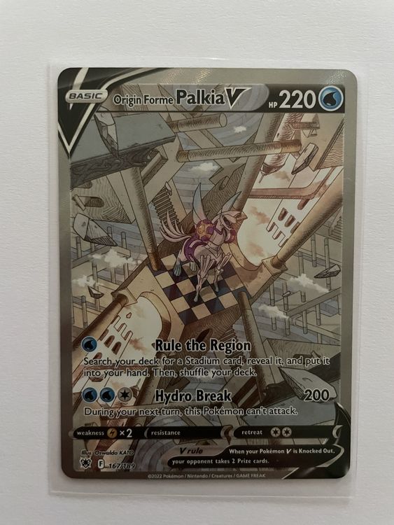 Pokémon Astral Radiance Origin Form Palkia V (Neu (gemäss Beschreibung ...