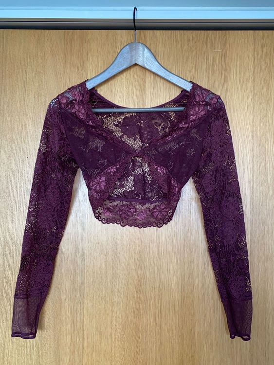 Bolero aus Spitze violett | Kaufen auf Ricardo