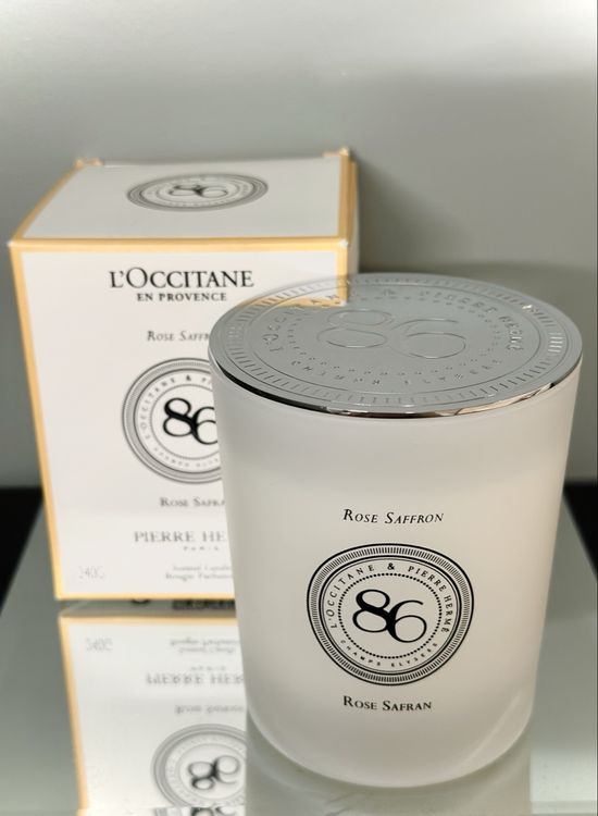L'Occitane x Pierre Hermé Kerze, Rose Safran, NEU mit OVP (Neu und ...