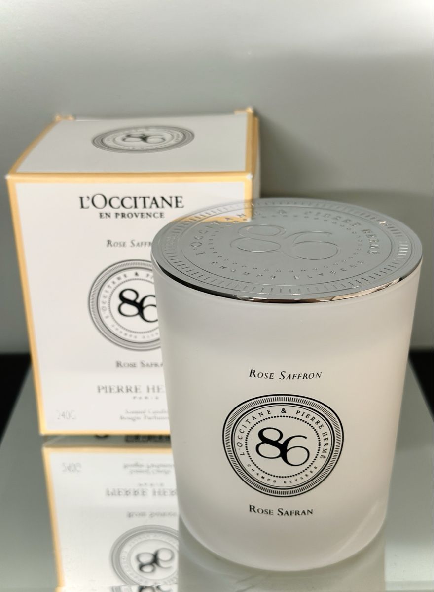 L'Occitane x Pierre Hermé Kerze, Rose Safran, NEU mit OVP (Neu und ...