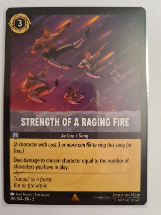 Lorcana, Strength of a Raging Fire, 201/204-EN-2 | Kaufen auf Ricardo
