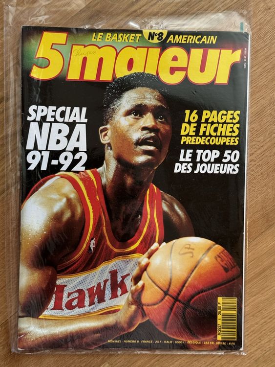 Magazine 5 Majeur numéro 8 NBA Jordan ancien année 90 (Neuf (Voir ...