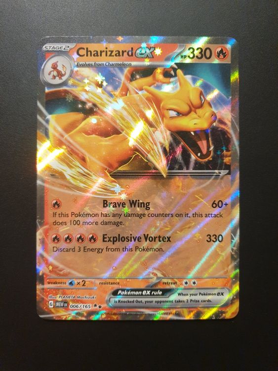 Pokemon Charizard Ex 151 EN 006/165 * NM * RARE ! FR. 1.- | Kaufen auf ...
