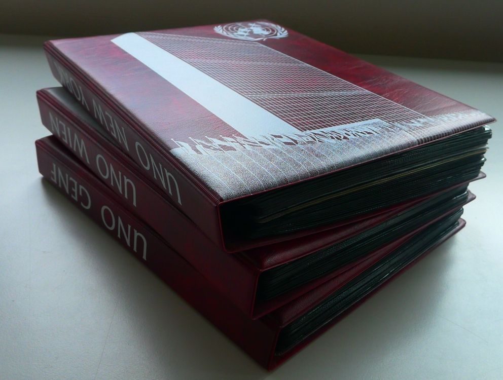 1960-2010, UNO-Sammlung, enormer Anschaffungswert - 3 Alben. (Gebraucht ...
