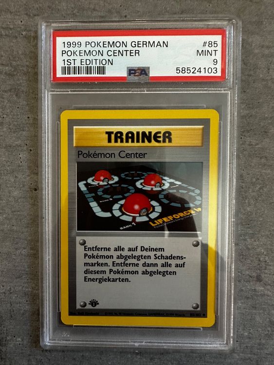 1. Edition Pokémon Center PSA 9 Base Set 1999 Pokémon | Kaufen auf Ricardo