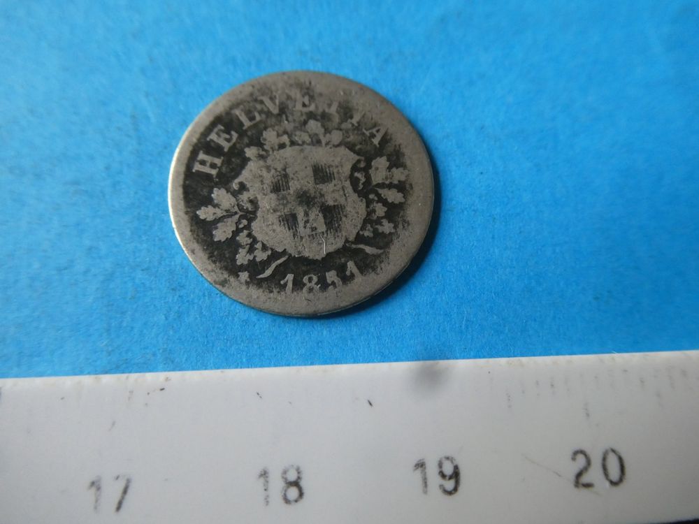 Schweiz 1851, 10 Rappen (Gebraucht) in Hinterforst für CHF 2 – mit Lieferung auf Ricardo kaufen