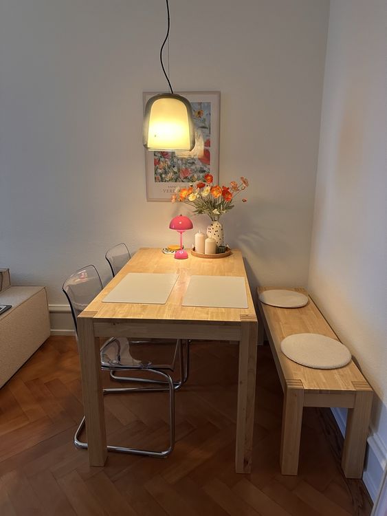 Holztisch mit passender Bank | Kaufen auf Ricardo