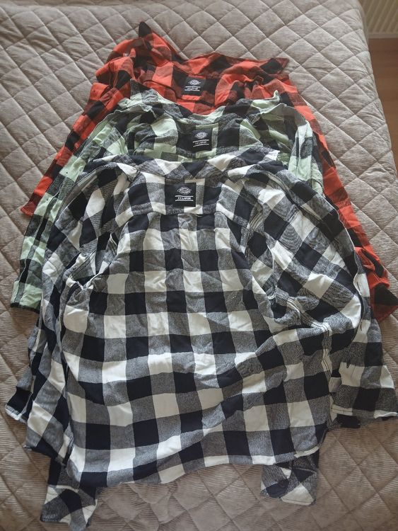 3x Dickies Holzfällerhemd, kariert, Gr. XXL– Must Have! (Gebraucht) in ...