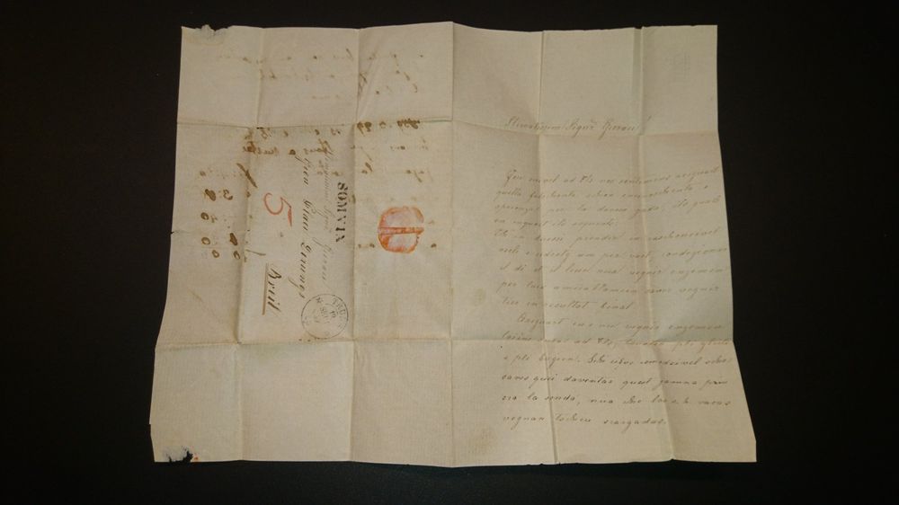 Faltbrief von 1859. Somfix - Truns - Breil. (Gebraucht) in Zürich für CHF 15 – mit Lieferung auf ...