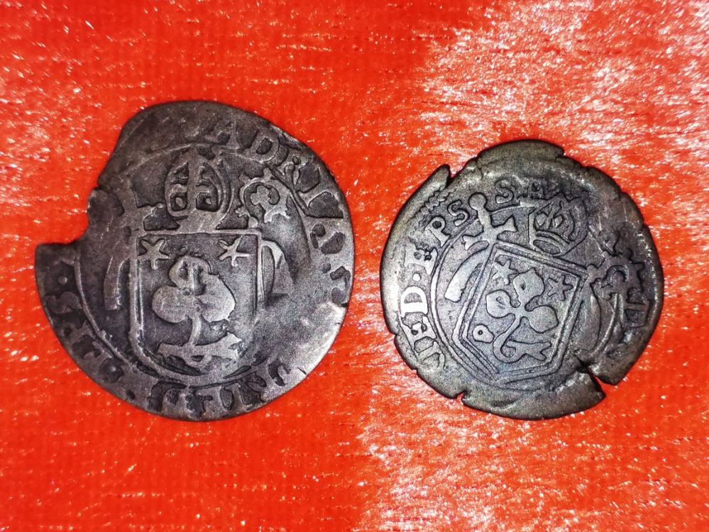 VS Evêché de Sion/Bistum Sitten 1Batz. 1644 + 1/2 Batz. 1644 (Gebraucht ...