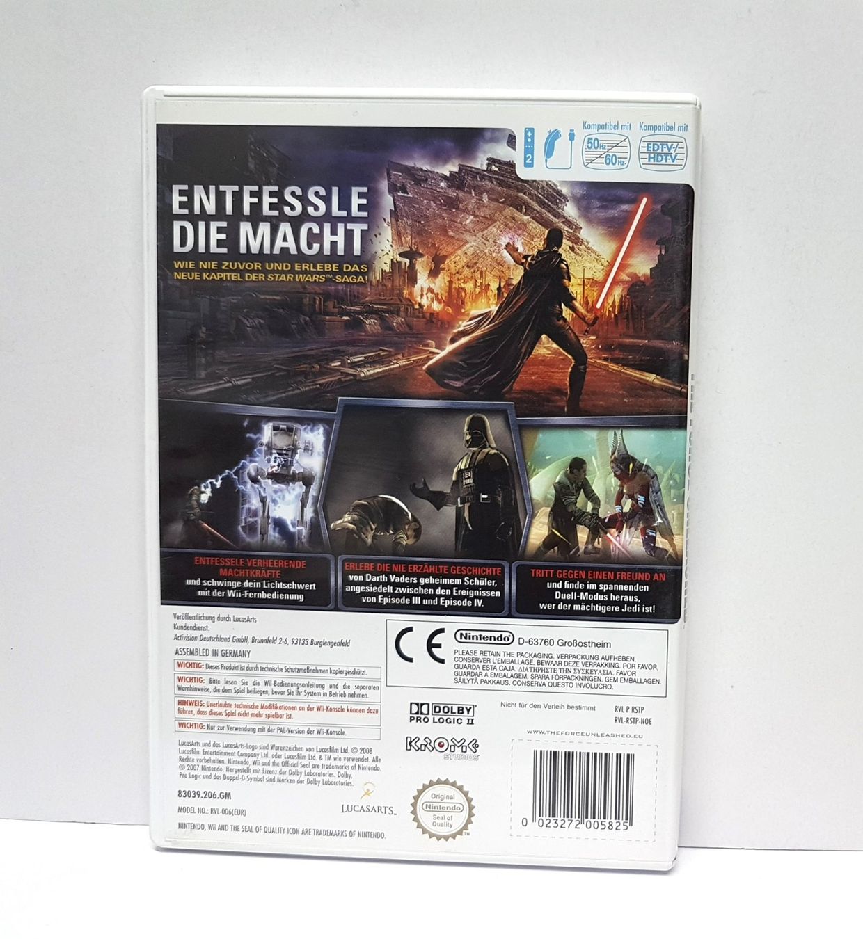 Star Wars The Force Unleashed Entfessle die Macht Wii (Gebraucht) in ...