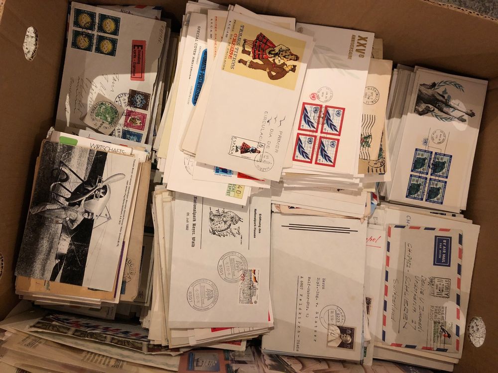 Riesen-Box mit über 2000 Belegen ab 1898 - mit RABATT !!! (Gebraucht ...