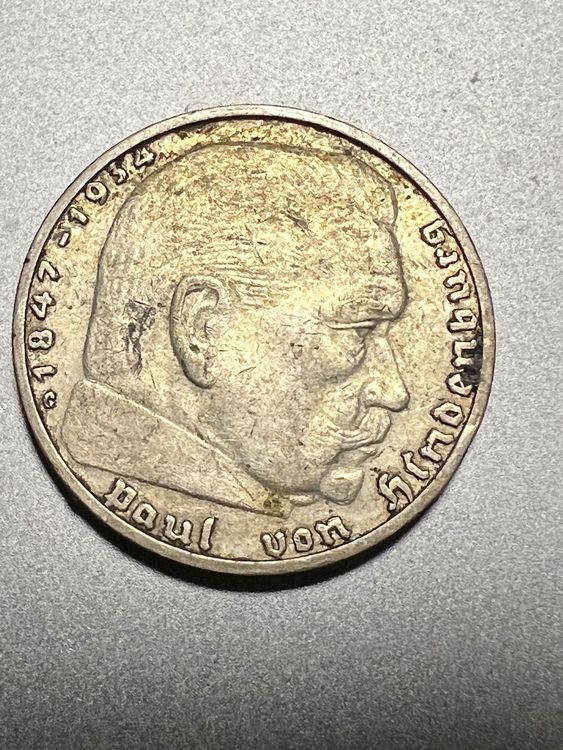 deutsche Reichsmark 2.- 1937 (Gebraucht) in Buochs für CHF 7 – mit Lieferung auf Ricardo kaufen