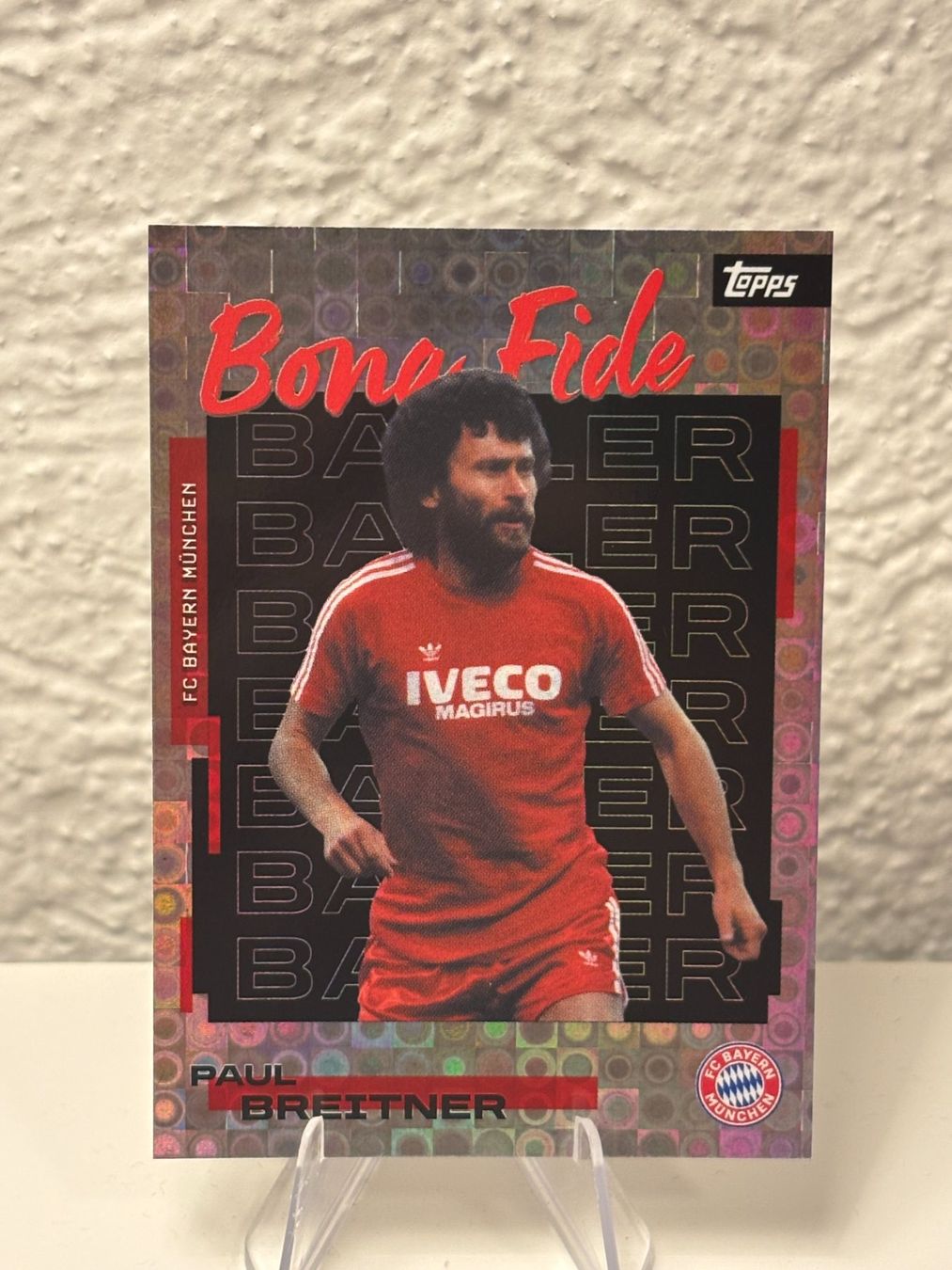 Paul Breitner Holo - Bona Fide Baller Topps Bayern Tean Set (Neu ...