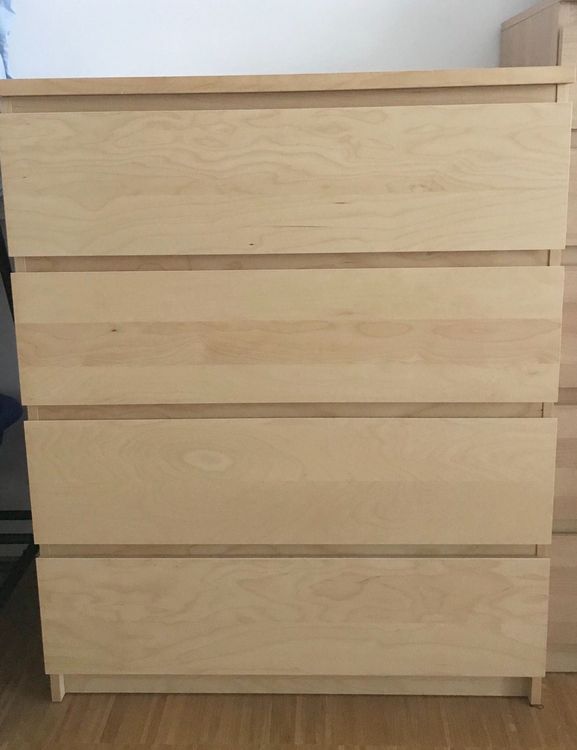 Ikea Malm Kommode Birkenfurnier