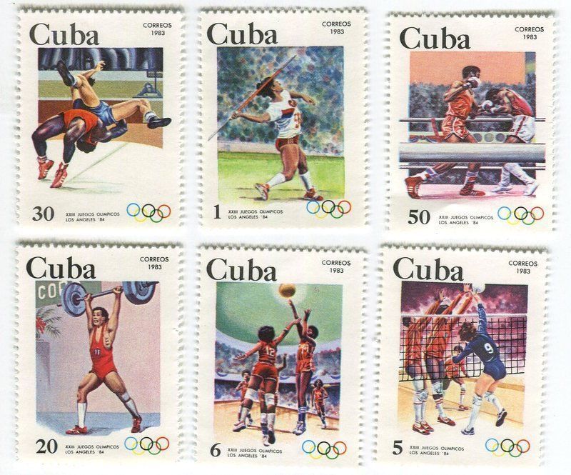 Briefmarken "Olympische Spiele". Kuba (Neu und originalverpackt) in ...