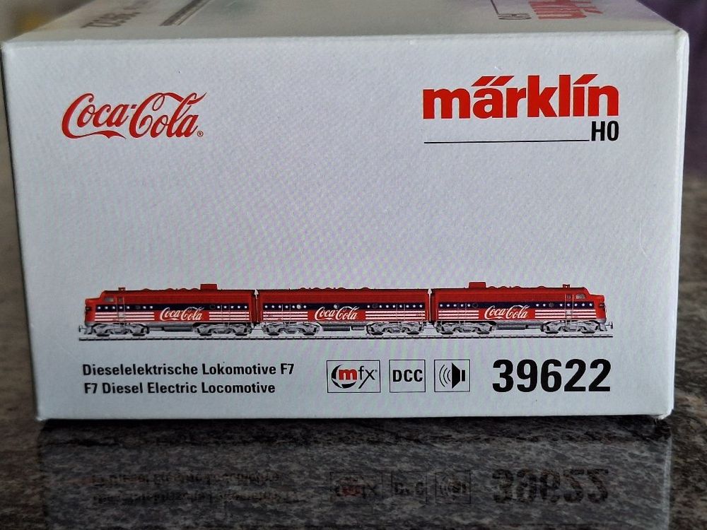 Märklin HO Mfx 39622. Locomotive F7 Coca-Cola, selon photos (Neu und ...