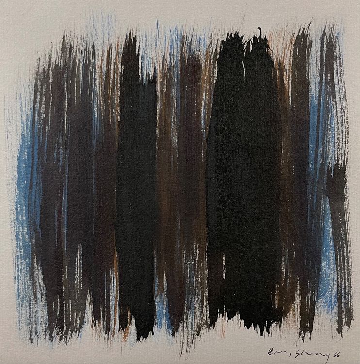 Abstrakte Mischtechnik unleserlich Signiert | Kaufen auf Ricardo