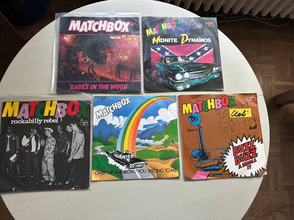 MATCHBOX tolle Single Sammlung Hit Kult Rockabilly 80's Top (Gebraucht ...