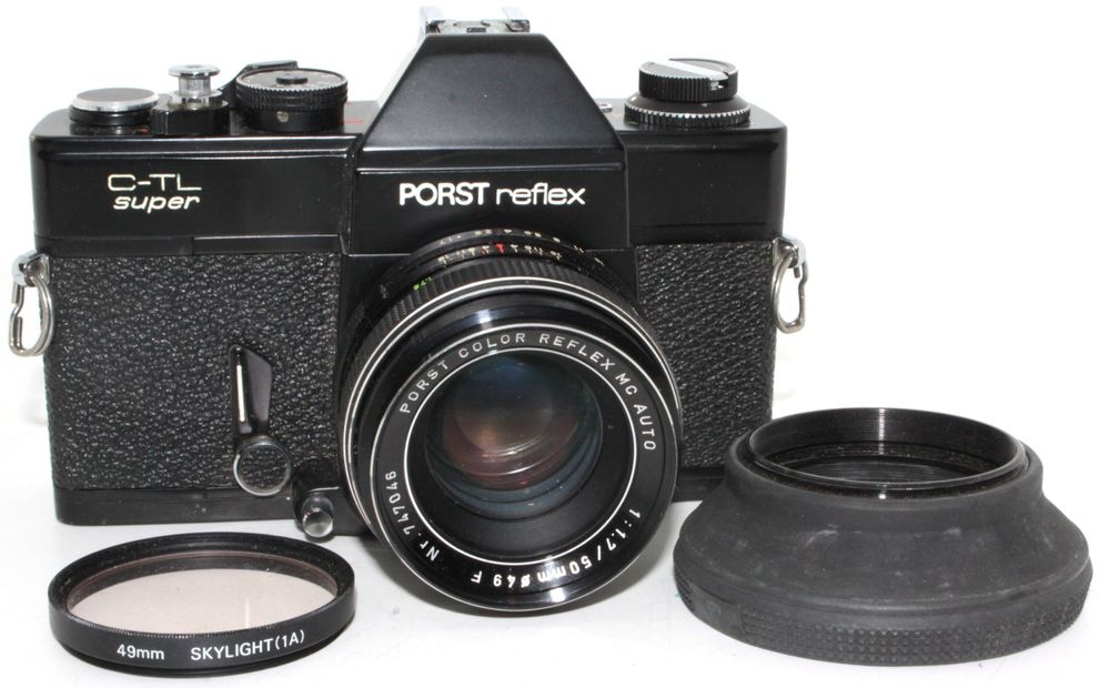 PORST REFLEX C-TL SUPER + 1.7 / 50 + Filter + Sonnenblende (Gebraucht ...