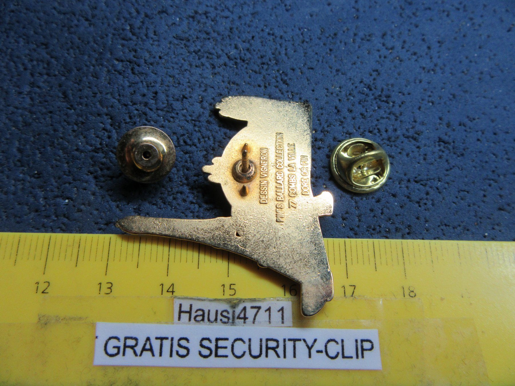 TGV PARIS-LONDON TOWER-BRIDGE ENAMEL PIN MIT SECURITY-CLIP (Gebraucht ...